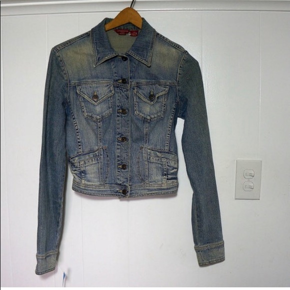 Guess | Jackets & Coats | Vintage Guess Jean Jacket 9s Denim Trucker ...